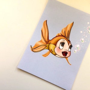 Cleo Fish - Pinocchio - Postcard - Etsy