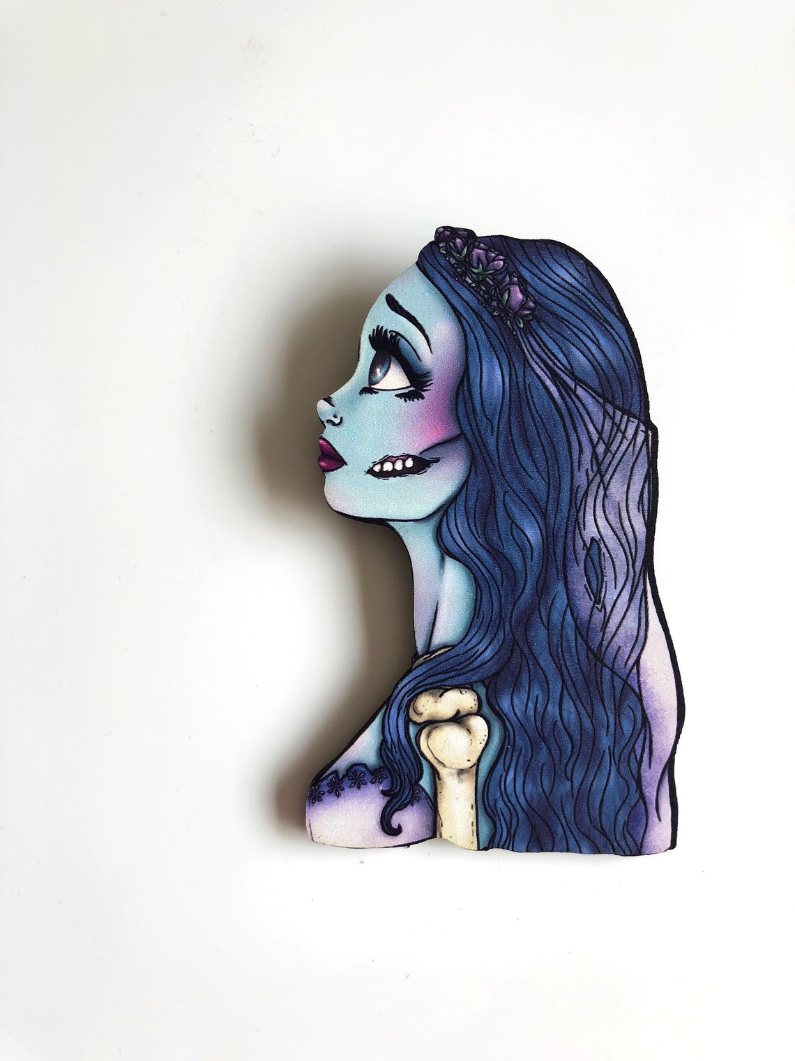 NEW LARGER Princess Profile Emily Corpse Bride Laser Cut | Etsy