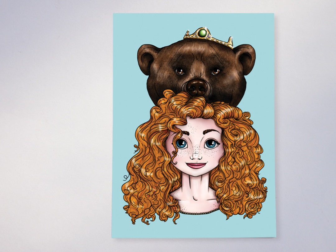 Hunter Merida Brave Postcard - Etsy