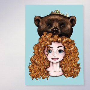 Hunter Merida Brave Postcard - Etsy