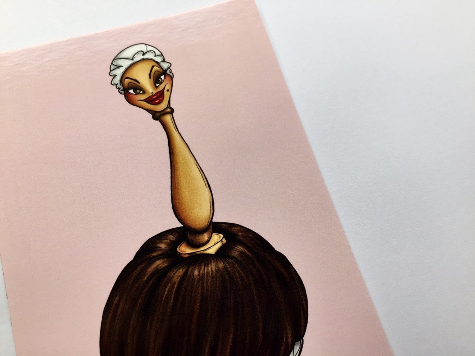 Plumette Feather Duster Beauty and the Beast Postcard | Etsy