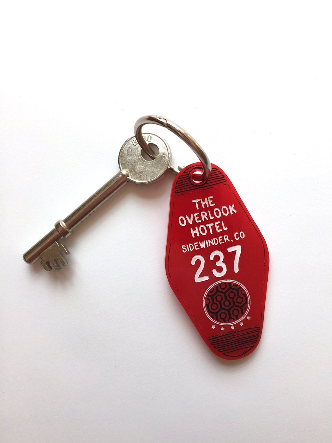 The Shining - the Outlook Hotel Room Key Ring - Keychain - Laser Cut ...