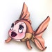 Cleo Fish Pinocchio Laser Cut Wood Brooch - Etsy
