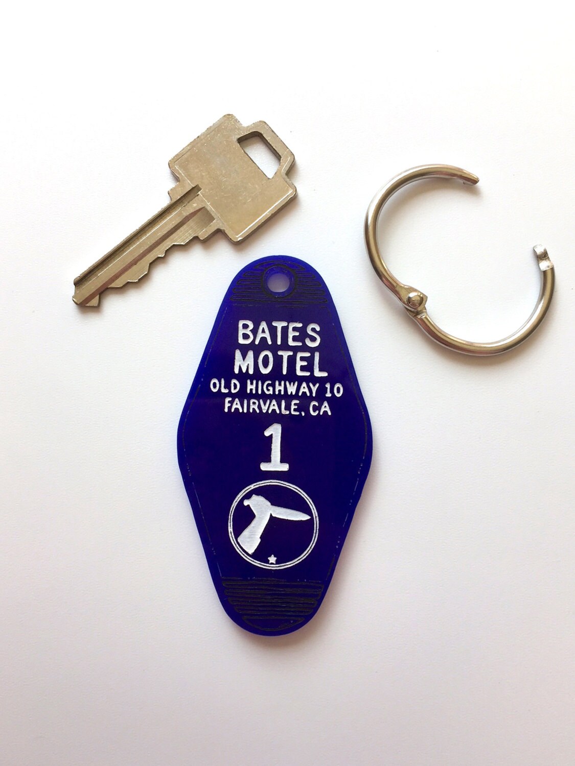 The Bates Motel Motel Room Key Ring Alfred Hitchcock | Etsy Australia