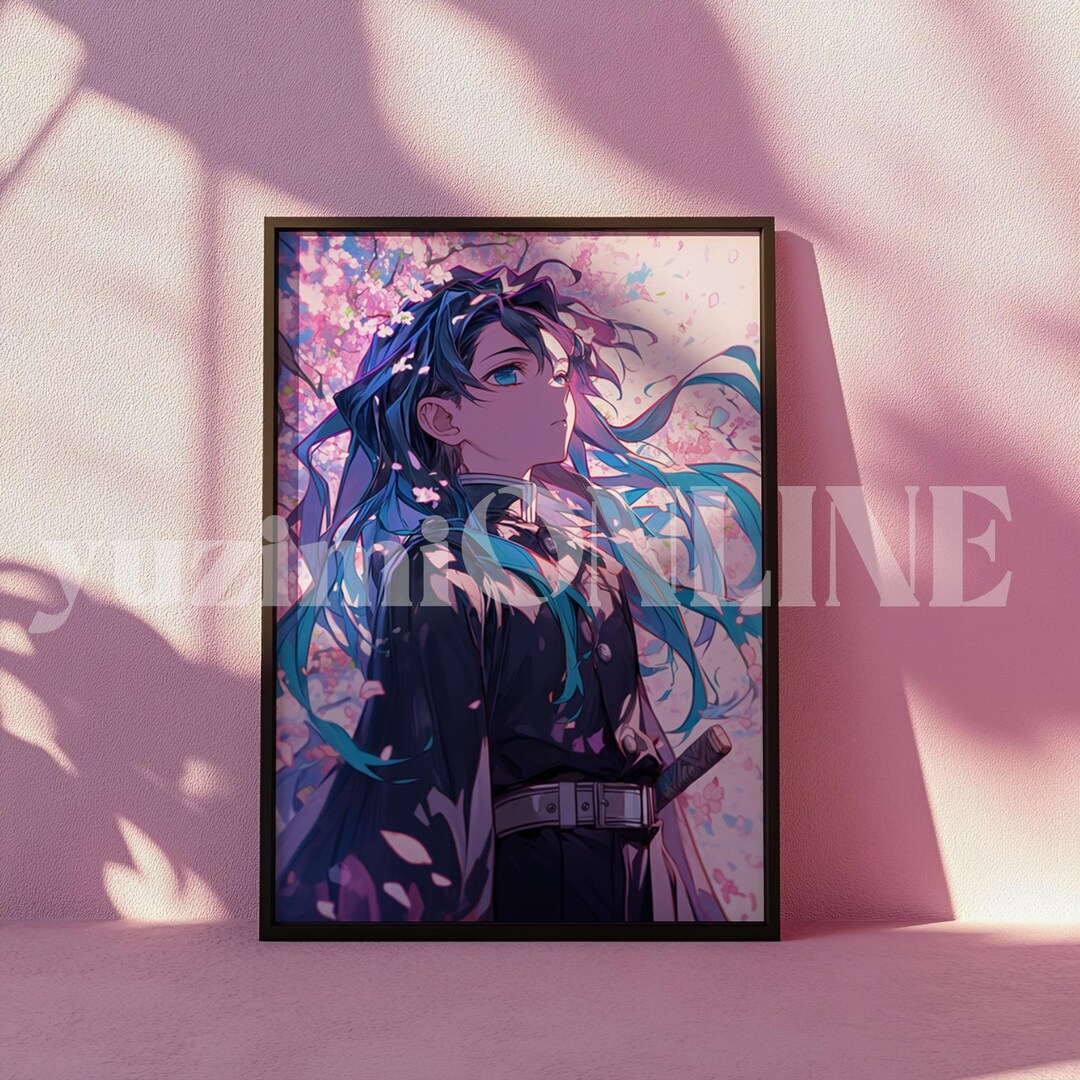 Muichiro Tokito Art Print | Demon Slayer Poster | Mist Hashira Wall Art ...