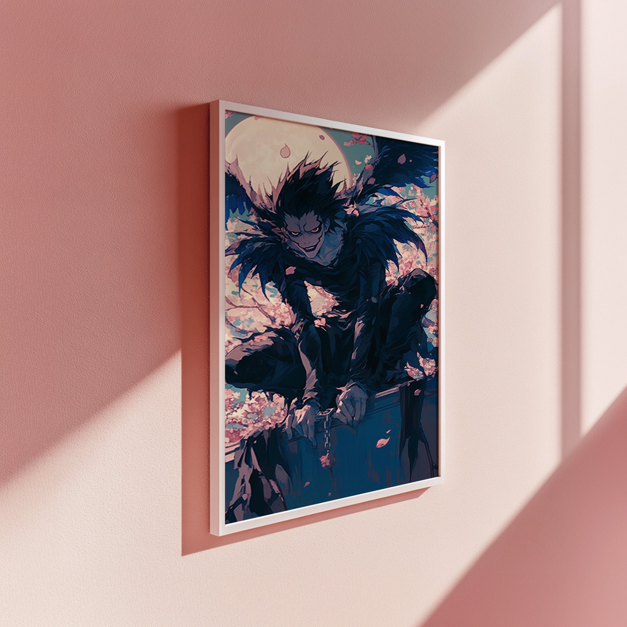 Ryuk Art Print Death Note Anime Poster Kawaii Wall Decor Otaku Gift ...