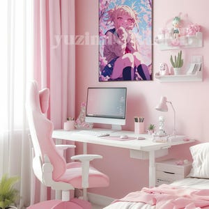 Himiko Toga Anime Print | My Hero Academia Poster | Kawaii Wall Decor ...