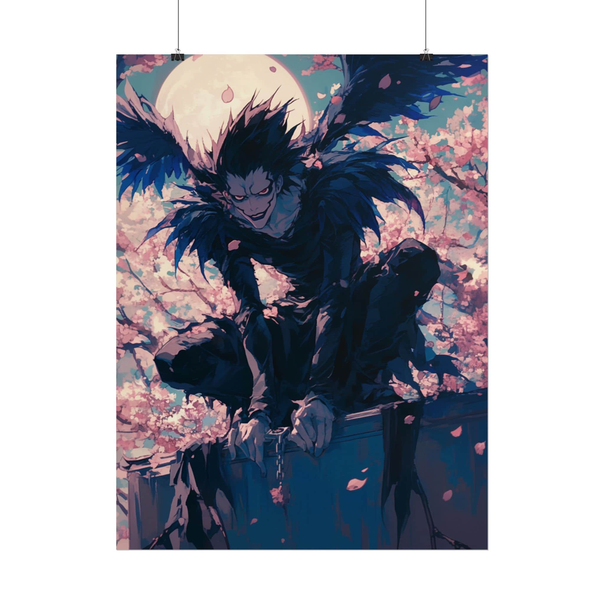 Ryuk Art Print Death Note Anime Poster Kawaii Wall Decor Otaku Gift ...
