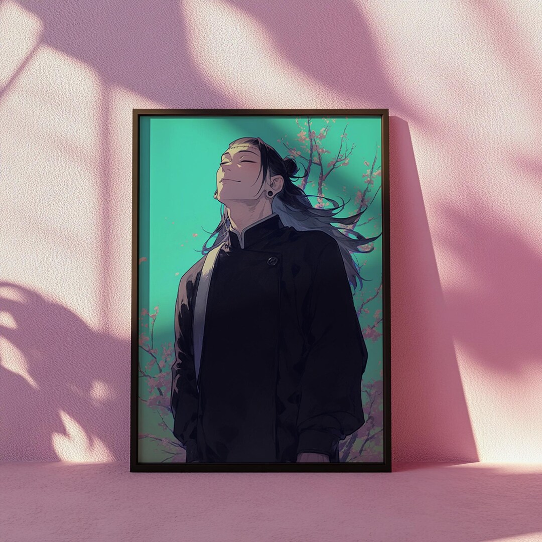 Suguru Geto Anime Print | Jujutsu Kaisen Poster | Kawaii Anime Decor ...