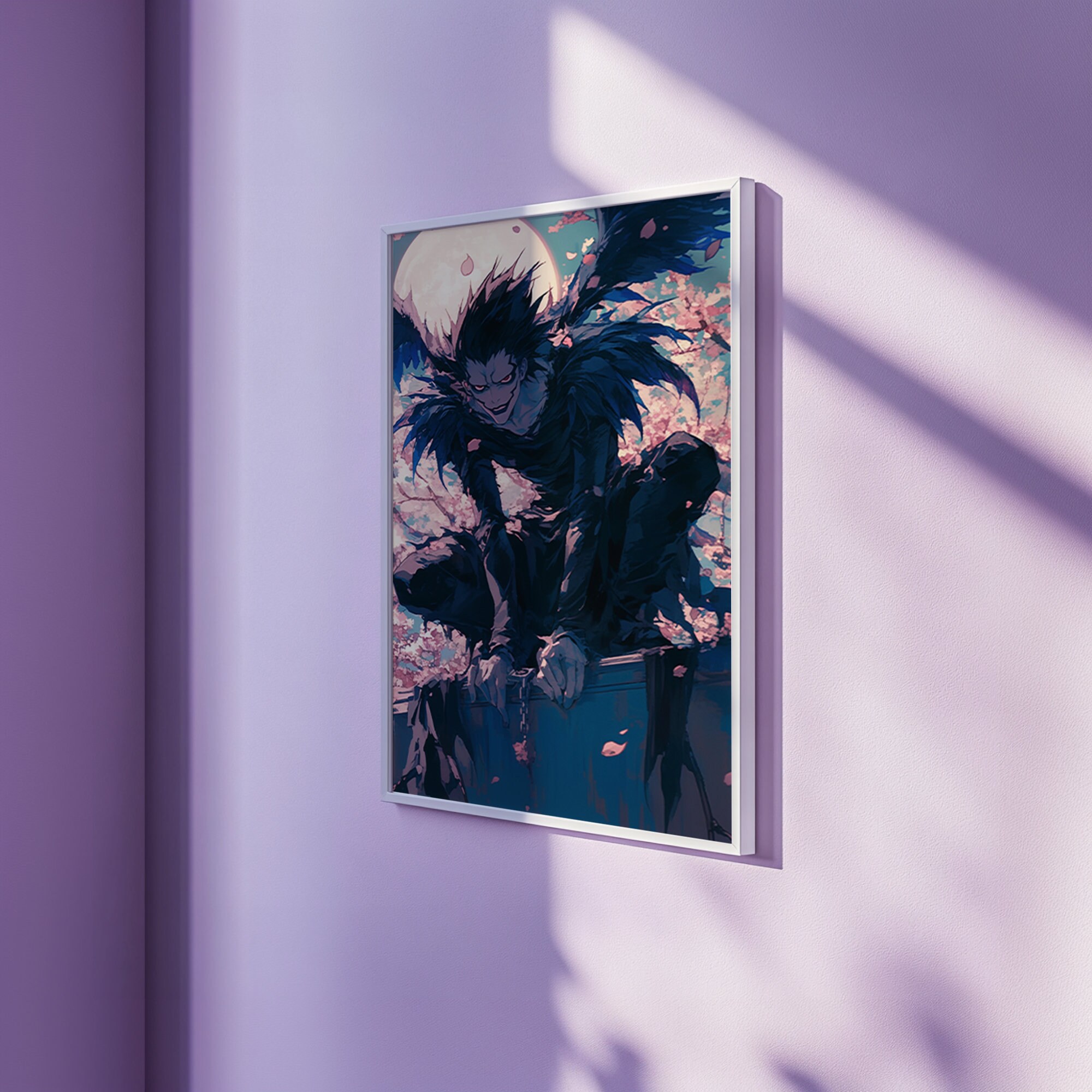 Ryuk Art Print Death Note Anime Poster Kawaii Wall Decor Otaku Gift ...