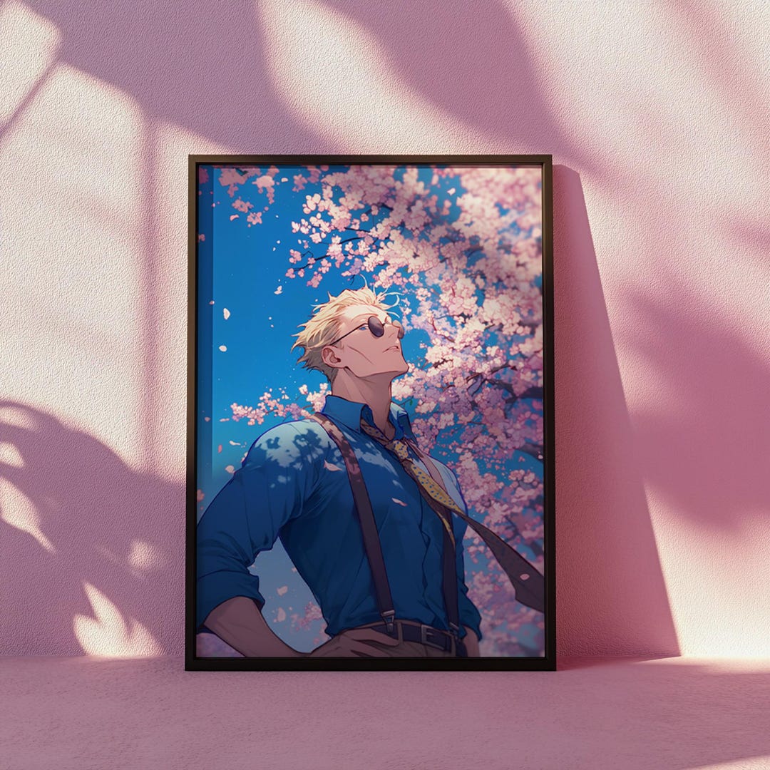 Kento Nanami Art Print Jujutsu Kaisen Poster Kawaii Anime Decor Otaku ...