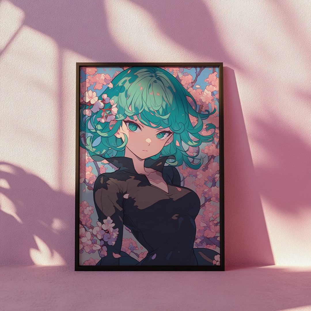 Tatsumaki Poster One Punch Man Art Print Kawaii Wall Decor Otaku Gift ...