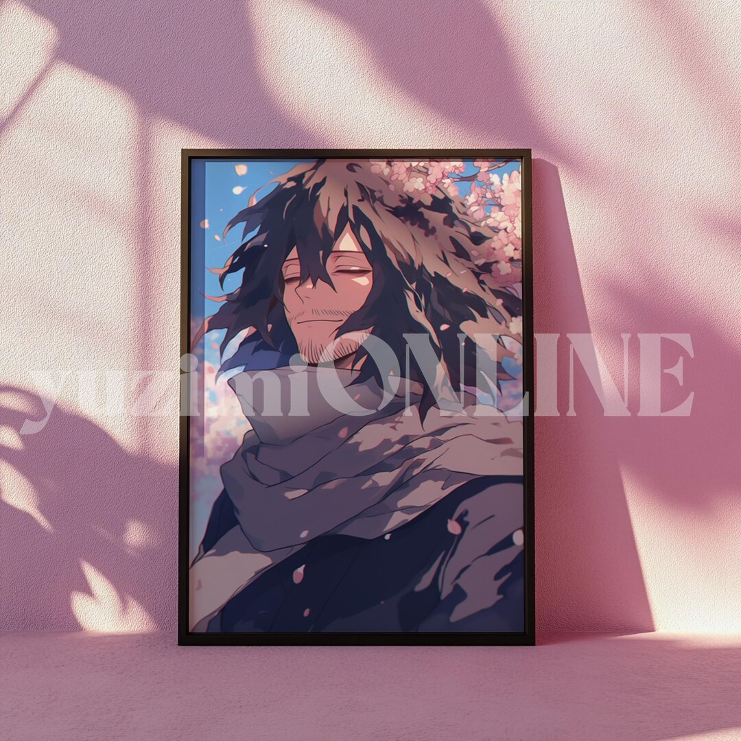 Shota Aizawa Art Print | My Hero Academia Poster | Eraserhead Anime ...