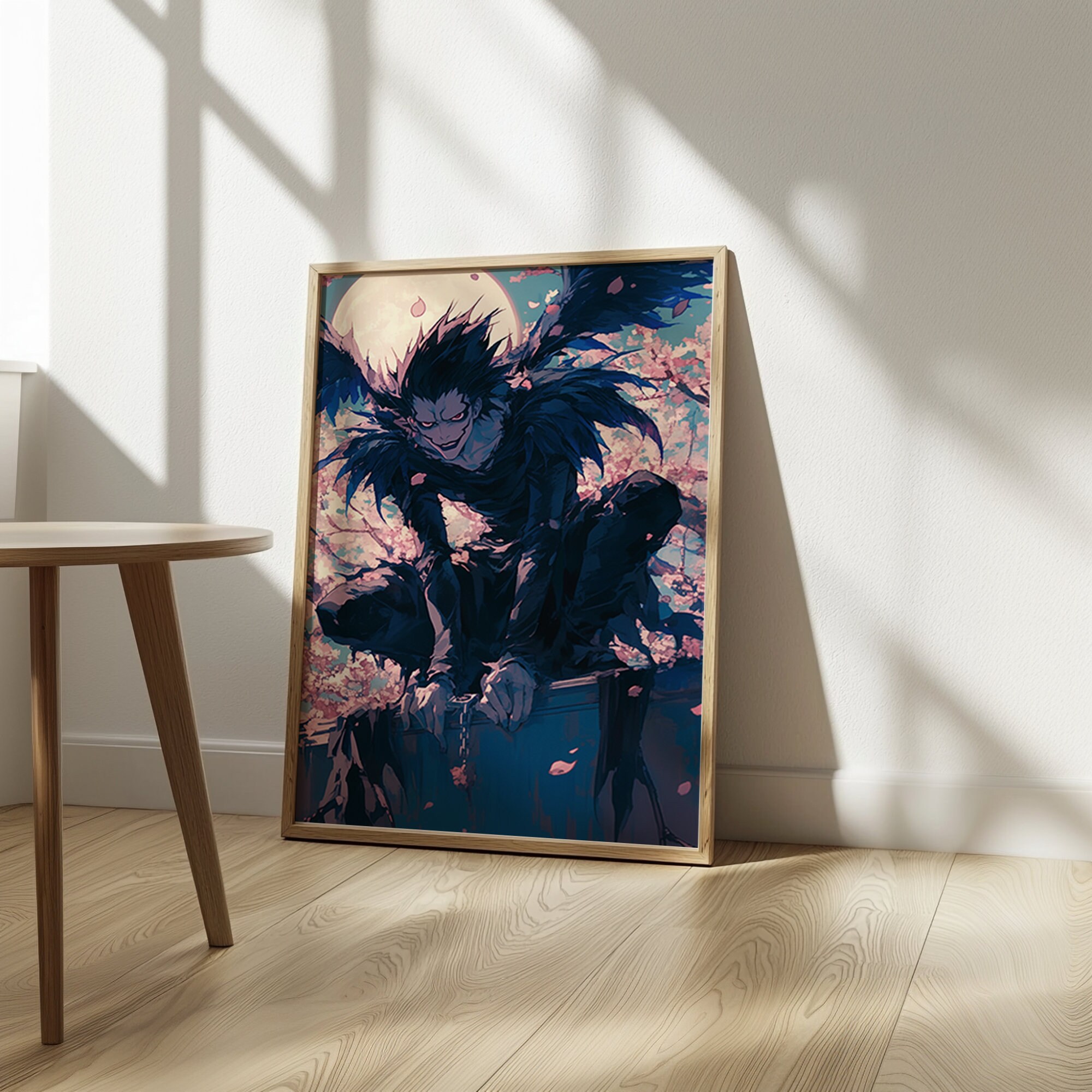 Ryuk Art Print Death Note Anime Poster Kawaii Wall Decor Otaku Gift ...