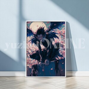 Ryuk Art Print | Death Note Anime Poster | Kawaii Wall Decor | Otaku ...