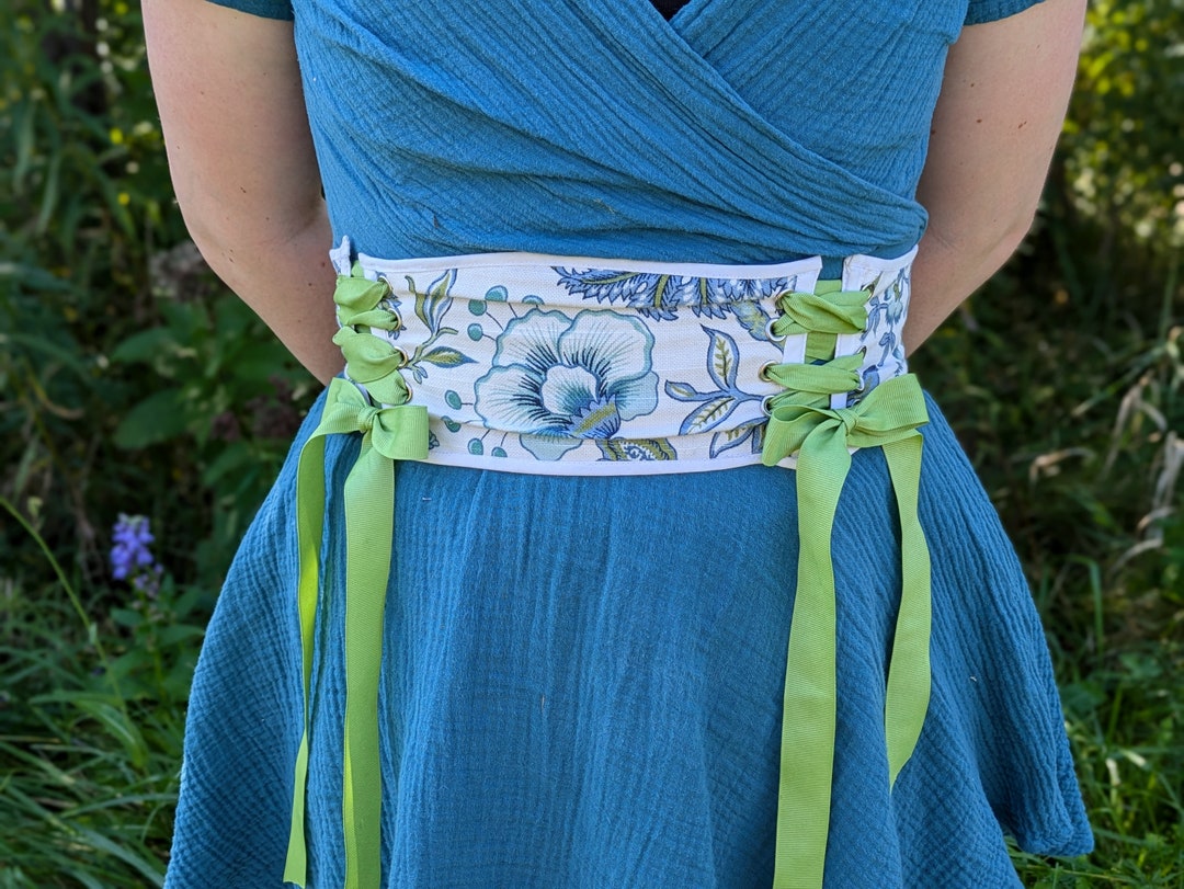 Laced Reversable Corset Belt- Handmade - Etsy