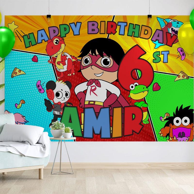 Ryans World Party Supplies - Etsy