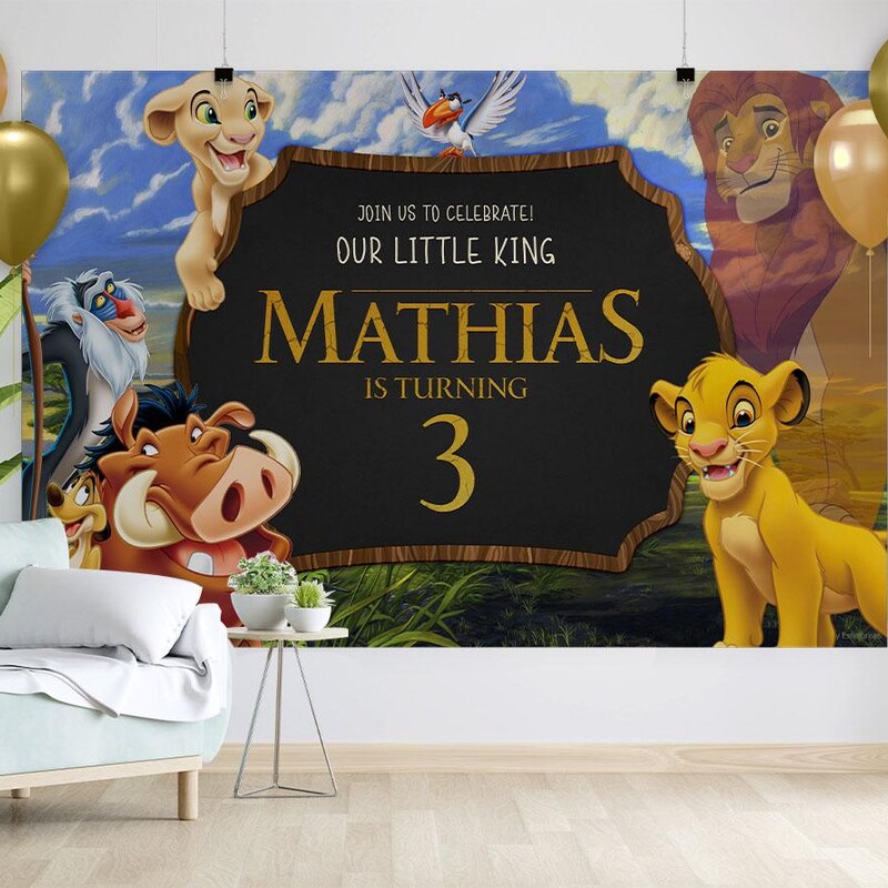 Lion King Backdrop - Etsy