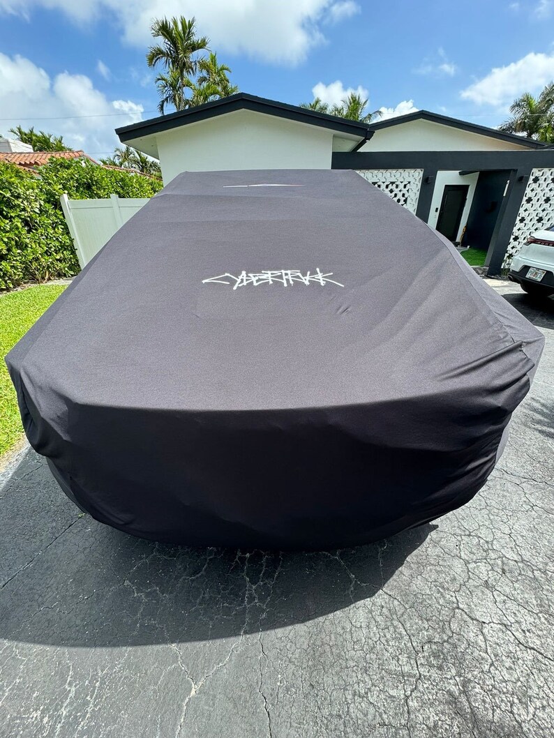 Cybertruck Car Cover,cybertruck Leather Floor Mats Indoor Handmade ...
