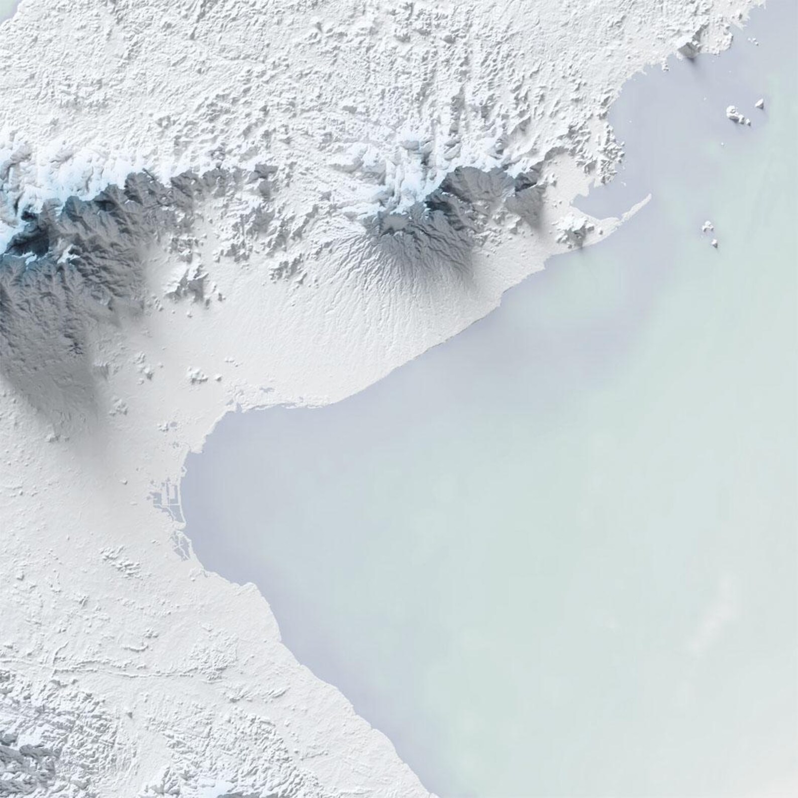 PANAMA Topographic Relief Map Printable Poster, 3 Monochrome Black ...