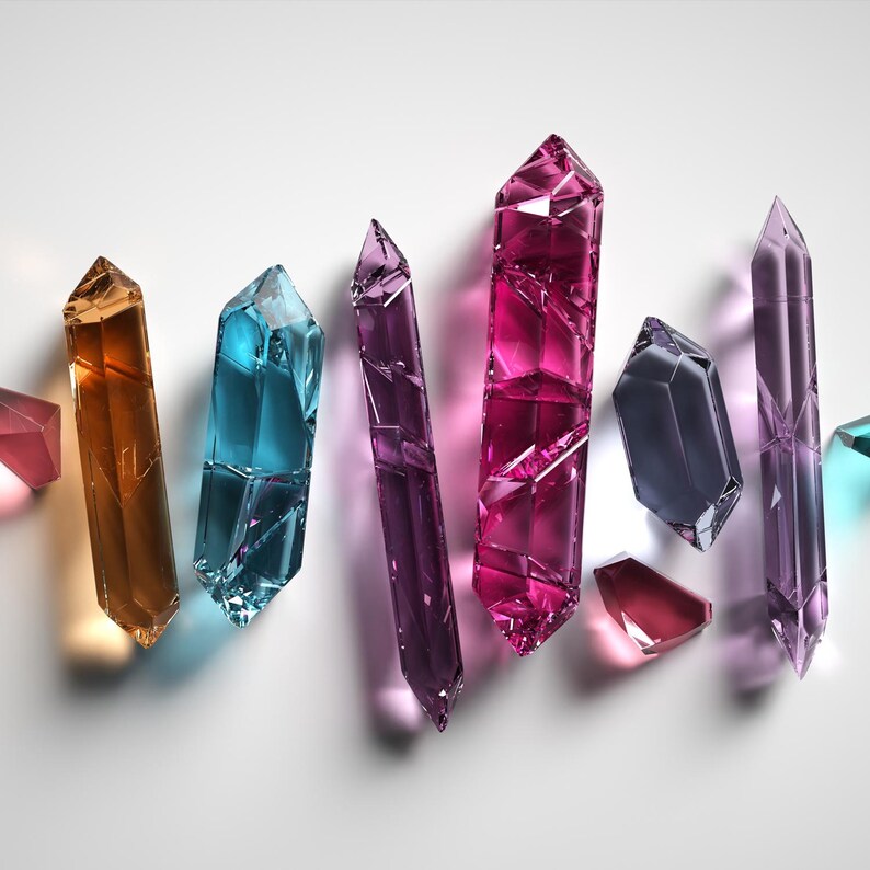 Chakra Crystals Workbook Guide Printable Digital Download Chakra ...