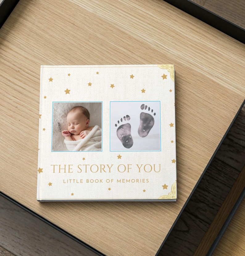 Baby Memory Book Printable: Blushy Baby Keepsake Milestone Journal ...