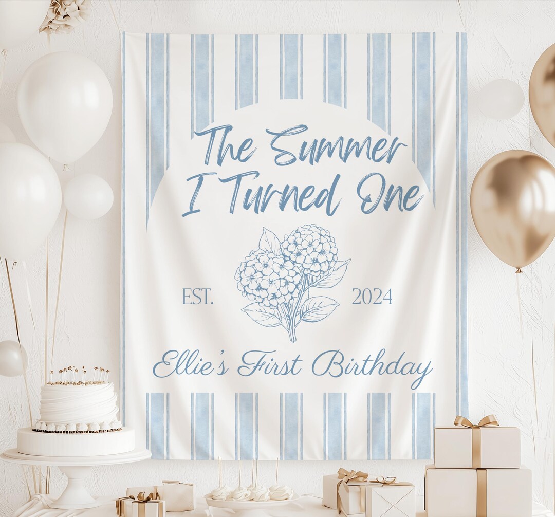 The Summer I Turned One Banner, the Summer I Turned One Birthday ...