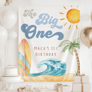 The Big ONE First Birthday Decorations, the Big One Birthday Banner ...