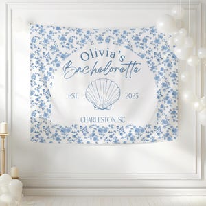 Coastal Grandmother Bachelorette Decor, Grandmillennial Bachelorette ...