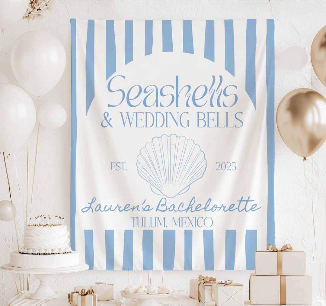 Seashells and Wedding Bells Bachelorette, Seashells and Wedding Bells ...