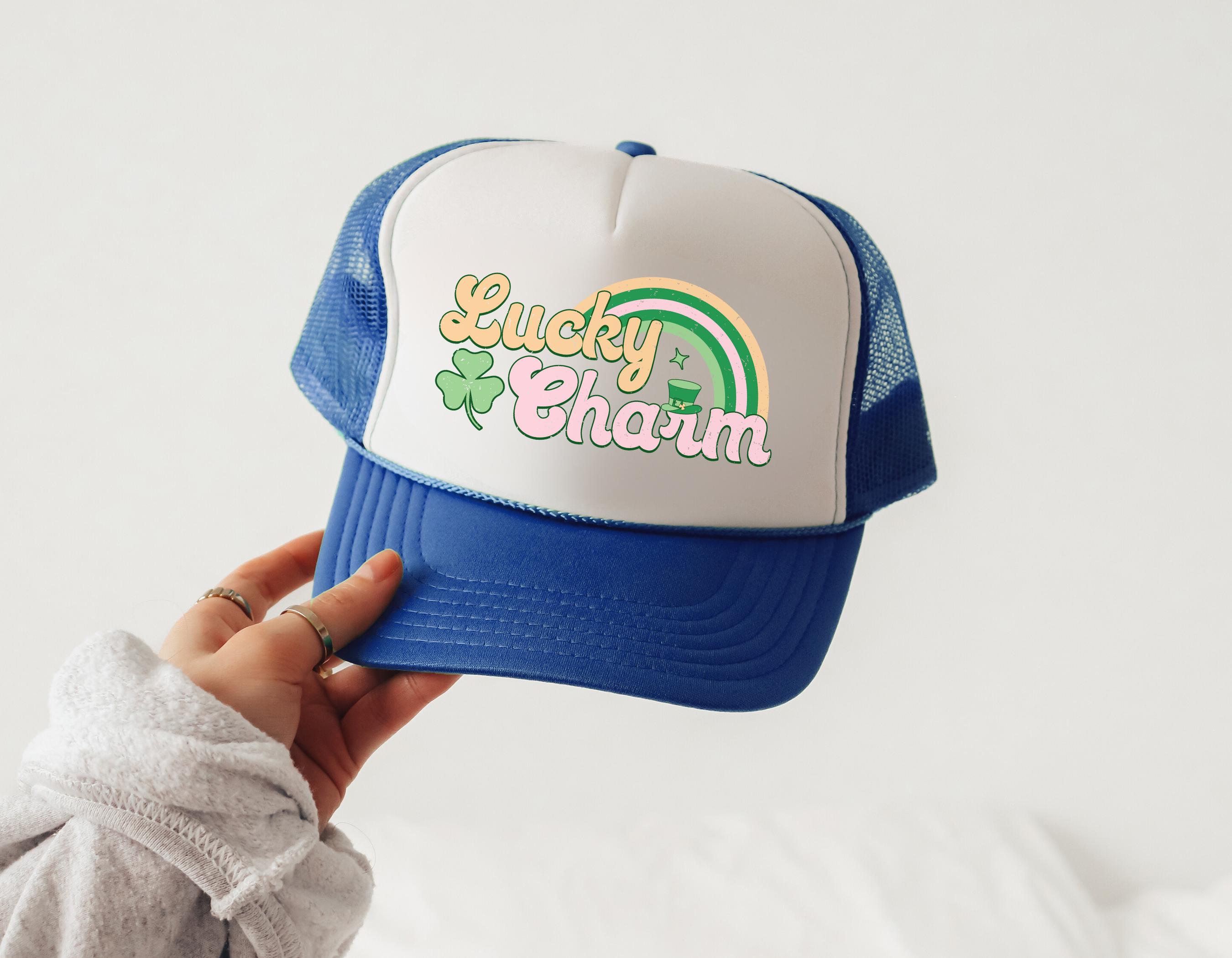 St Patricks Day Hat, St Patty's Day Trucker Hat, Lucky Charm Hat, St ...