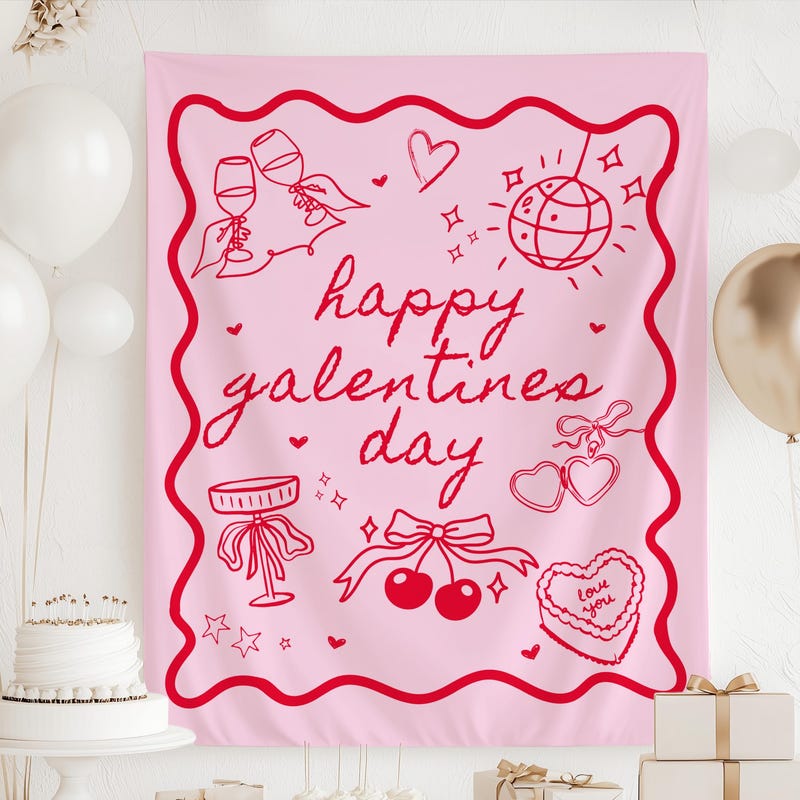 Galentines Wall Banner - Etsy