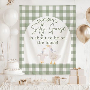 Silly Goose Baby Shower Decorations, Silly Goose Baby Shower Banner ...