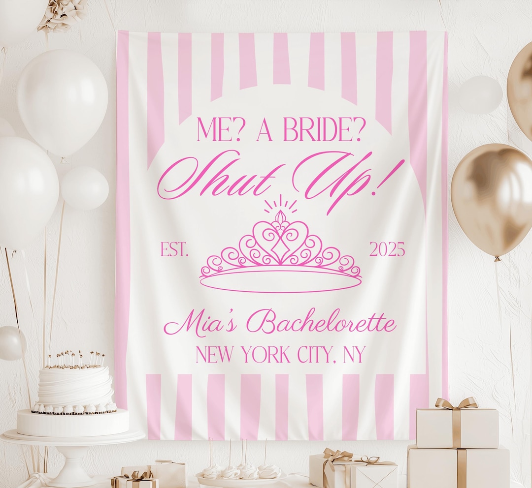 Me? A Bride? Shut Up! Banner, Bachelorette Diaries Banner, the ...