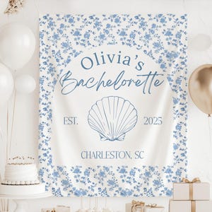 Coastal Grandmother Bachelorette Decor, Grandmillennial Bachelorette ...
