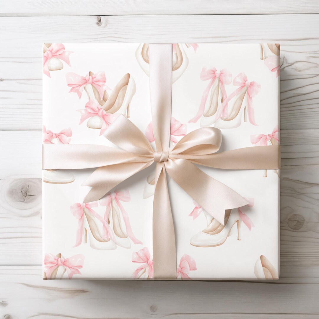 Bride-to-be Gift Wrapping Paper, Bridal Wrapping Paper, Bridal Shower ...