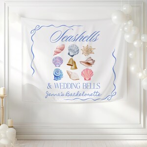 Seashells and Wedding Bells Banner, Seashells and Wedding Bells ...