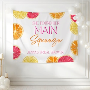 She Found Her Main Squeeze Bridal Shower Sign, She Found Her Main ...