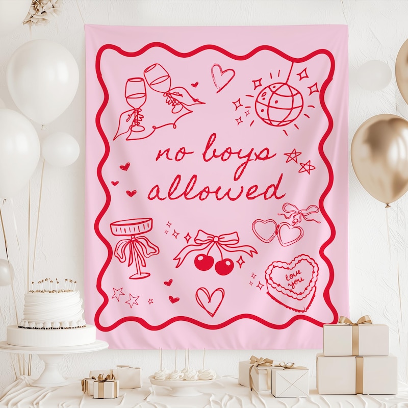 No Girls Allowed Sign - Etsy