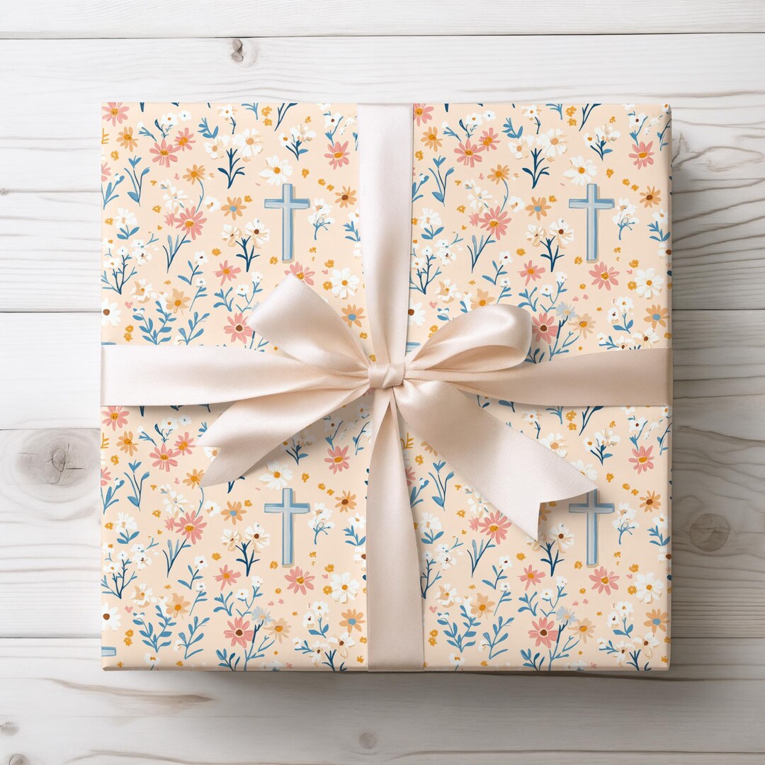 Christian Wrapping Paper, Easter Wrapping Paper, Christian Easter ...