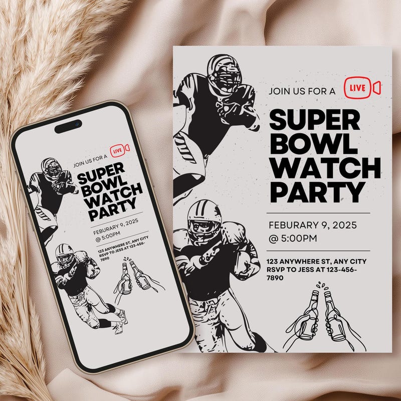 Super Bowl Party - Etsy