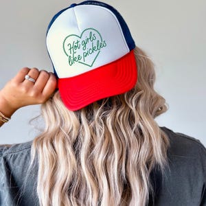 Pickle Trucker Hat, Pickle Gifts, Pickle Christmas Gifts, Otto Trucker ...