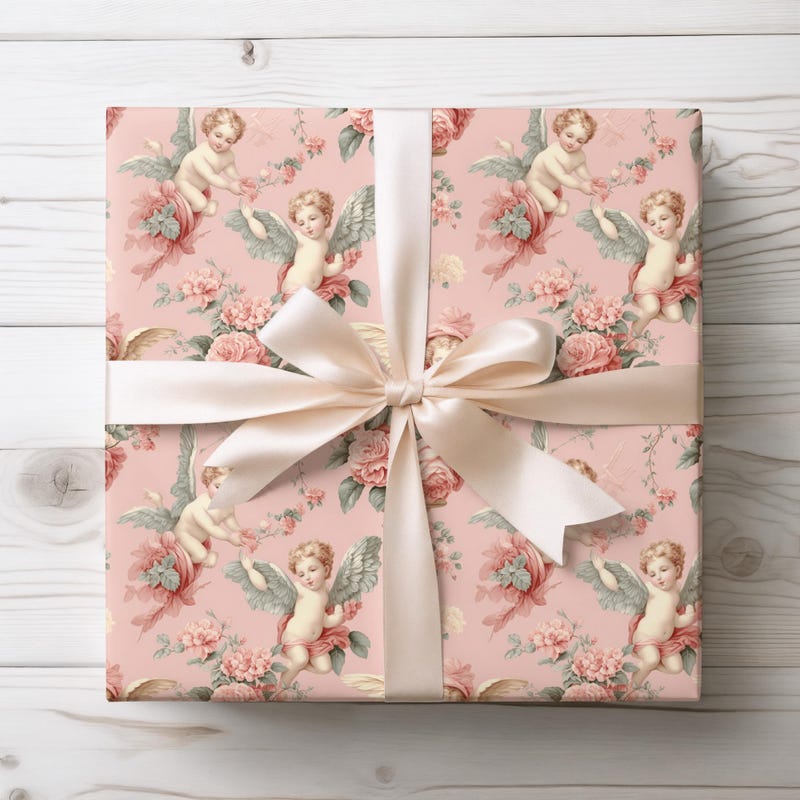 Romantic Wrapping Paper - Etsy