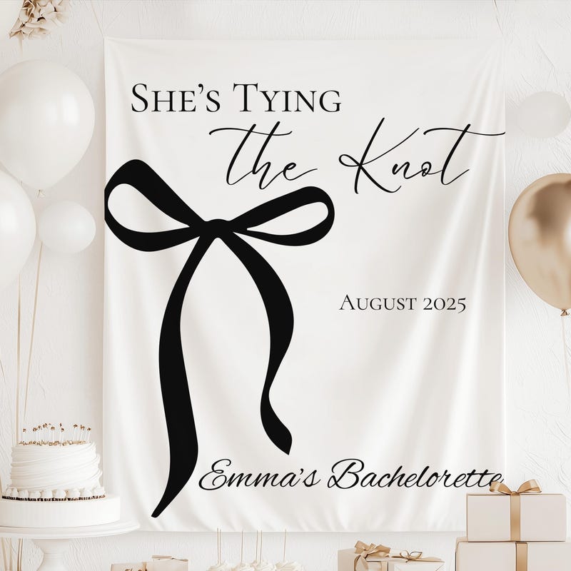 Bachelorette Banner Tying - Etsy