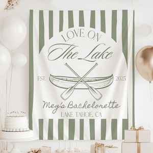 Love on the Lake Bachelorette Banner, Love at the Lake Bachelorette ...
