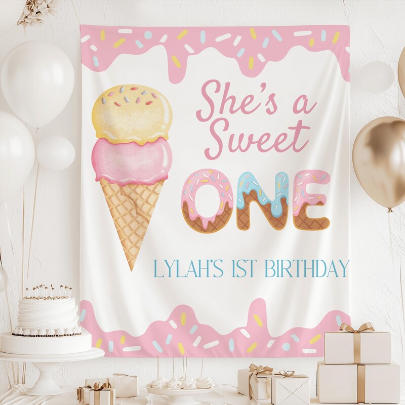 Sweet One Birthday Decorations - Etsy