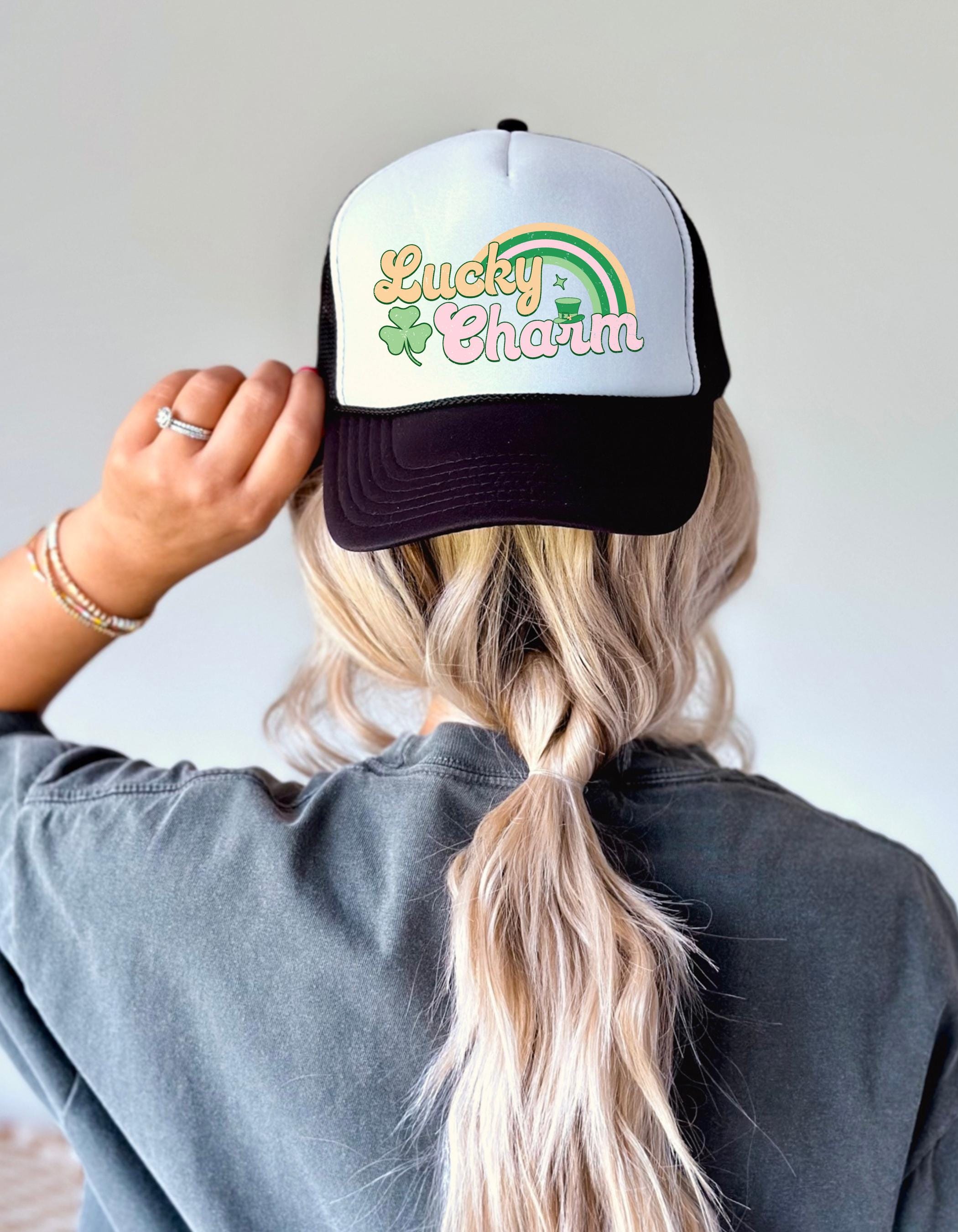 St Patricks Day Hat, St Patty's Day Trucker Hat, Lucky Charm Hat, St ...