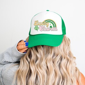 St Patricks Day Hat, St Patty's Day Trucker Hat, Lucky Charm Hat, St ...