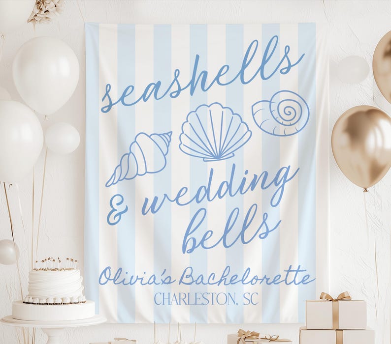 Seashells and Wedding Bells Bachelorette, Seashells and Wedding Bells ...