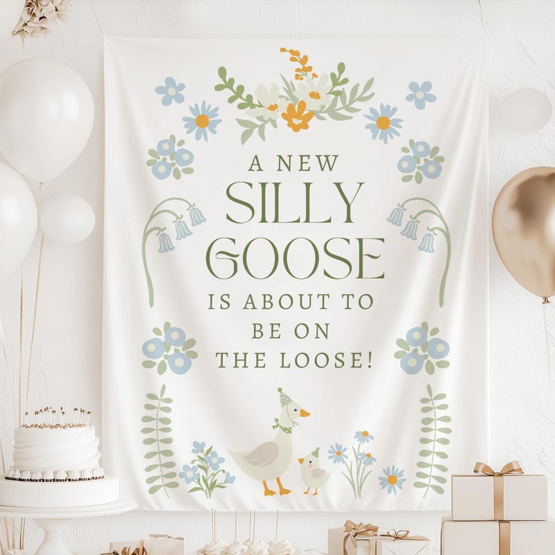 A New Silly Goose Banner - Etsy